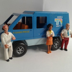 Fisher Price Adventure People Mobile TV Unit Play Set #309 Vintage 1977 ...