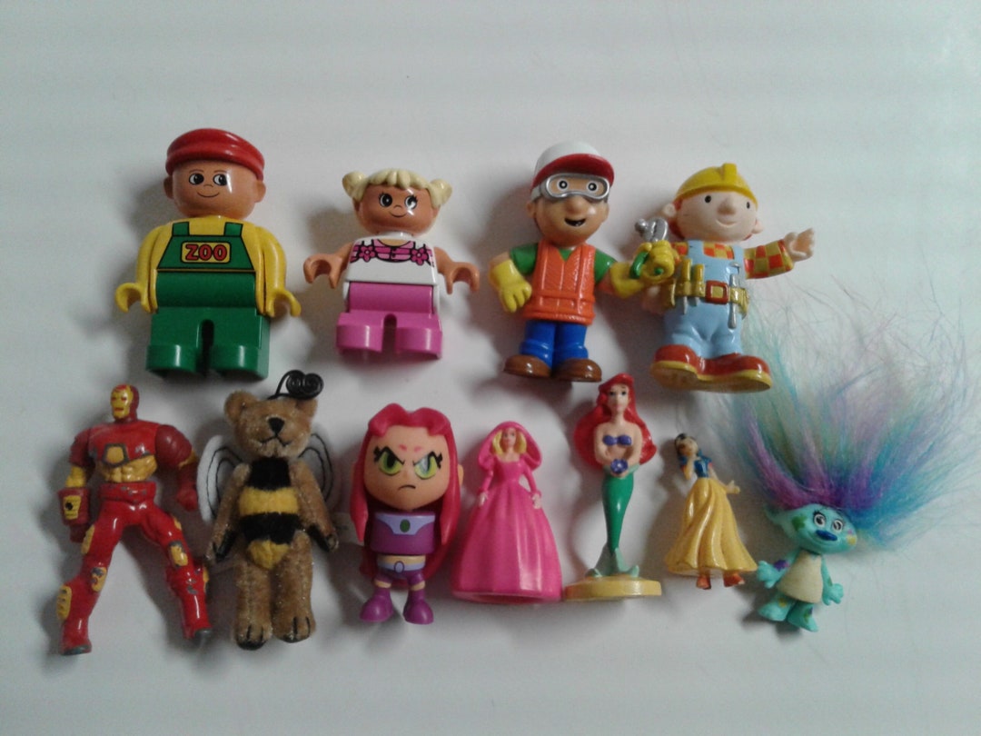 Lot of 11 Mini Dolls/figures Different Characters - Etsy