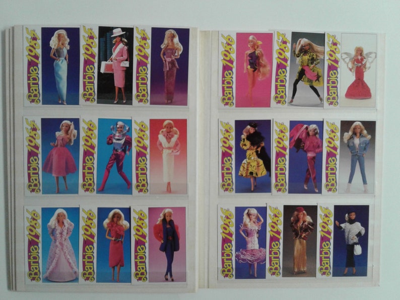 Lot of 120 Barbie Doll Trading Cards Vintage Mattel 1991 - Etsy