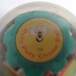 Vintage Fisher Price Roly Poly Blue Chime Ball #165 - Etsy