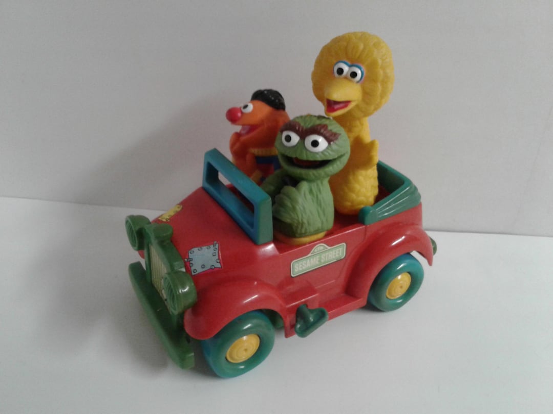 Sesame Street Wind up Wobbly Jalopy Vintage ILLCO 1980s - Etsy