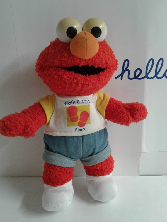 Sesame Street ELMO Walk and Talk Plush Doll for Parts - Etsy