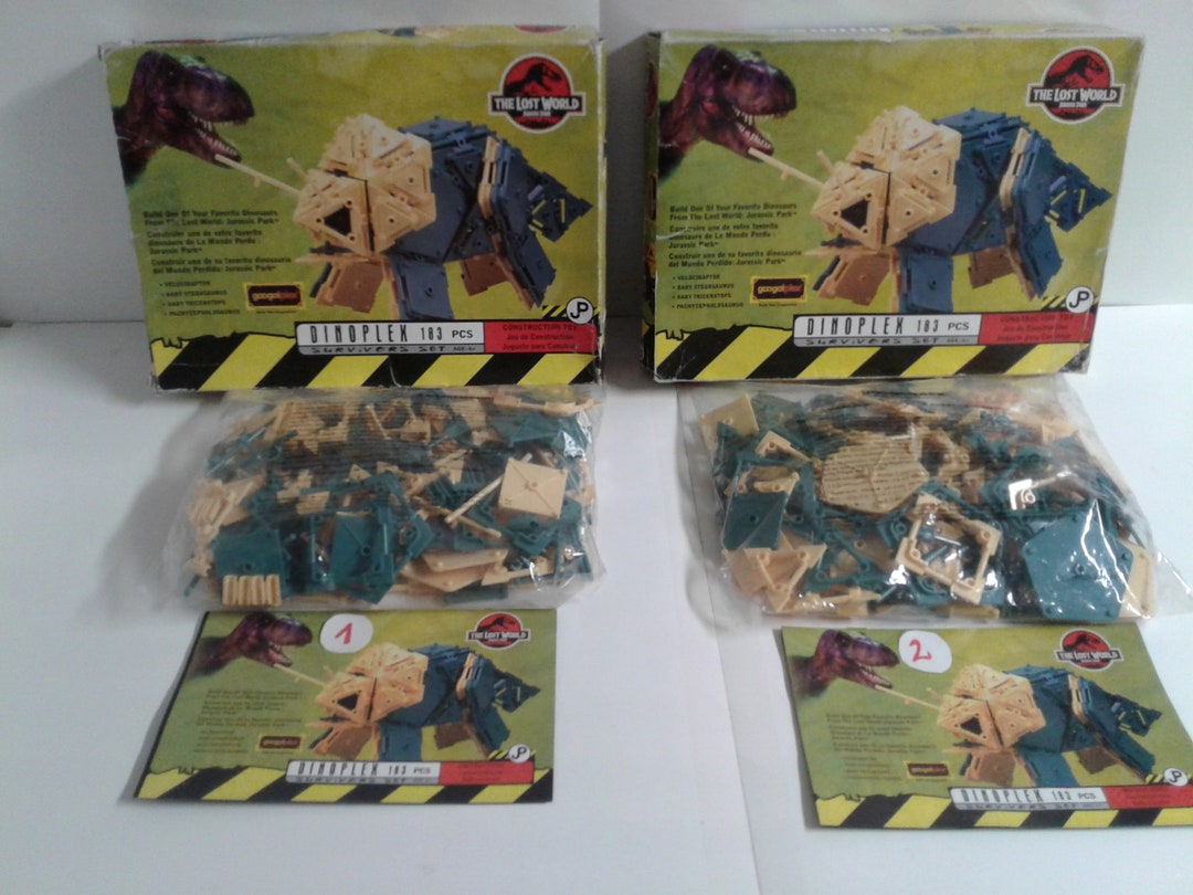 You Choose! Jurassic Park Lost World Dinoplex Construction Toy 183 Pcs ...