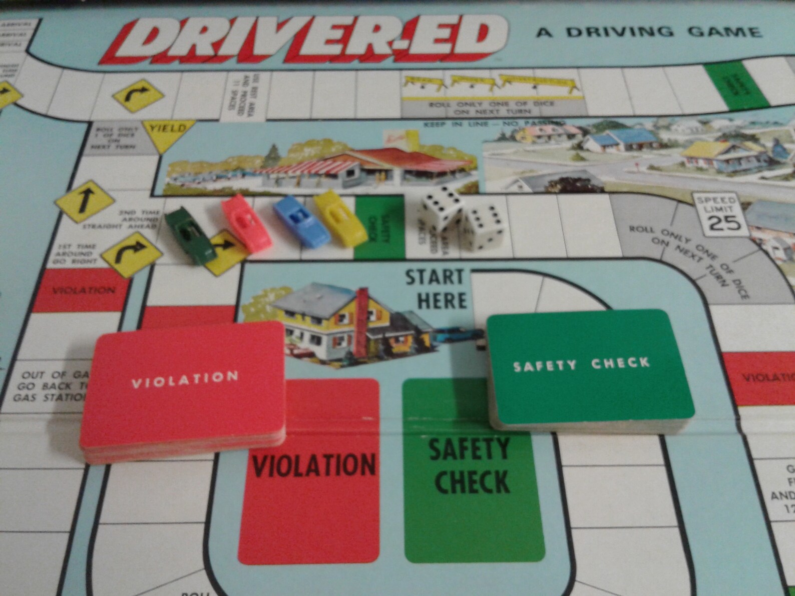 Vintage 70's OFFICIAL DRIVER-ED The Driver Education Game | Etsy