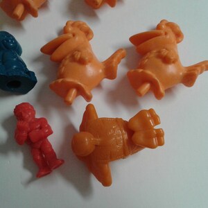 Lot of 12 Vintage Hard Plastic Figure Toys - Etsy Canada