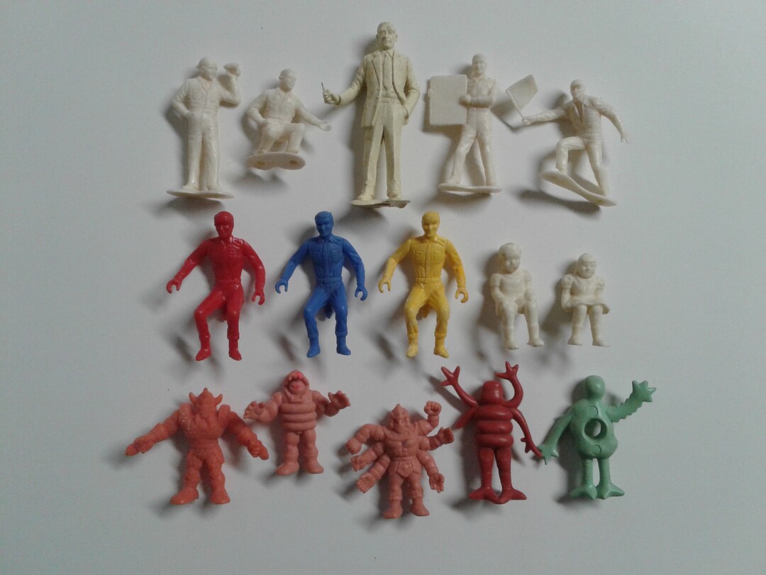 Lot of 15 Vintage Marx Toys, M.U.S.C.L.E. Muscle Men Plastic Figures - Etsy
