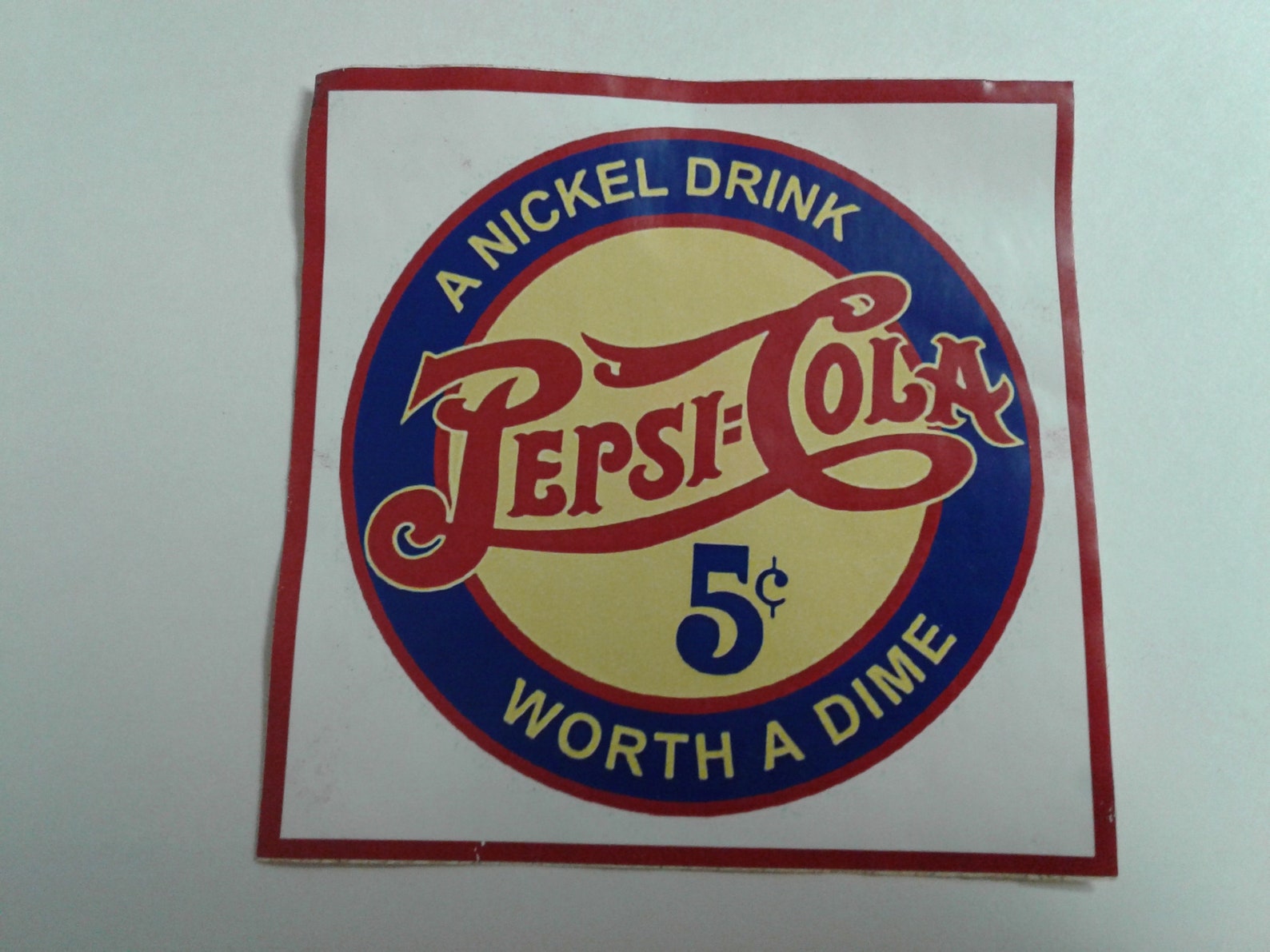 Vintage Pepsi-cola A Nickel Drink Worth A Dime Paper Decal Lot of 3 - Etsy