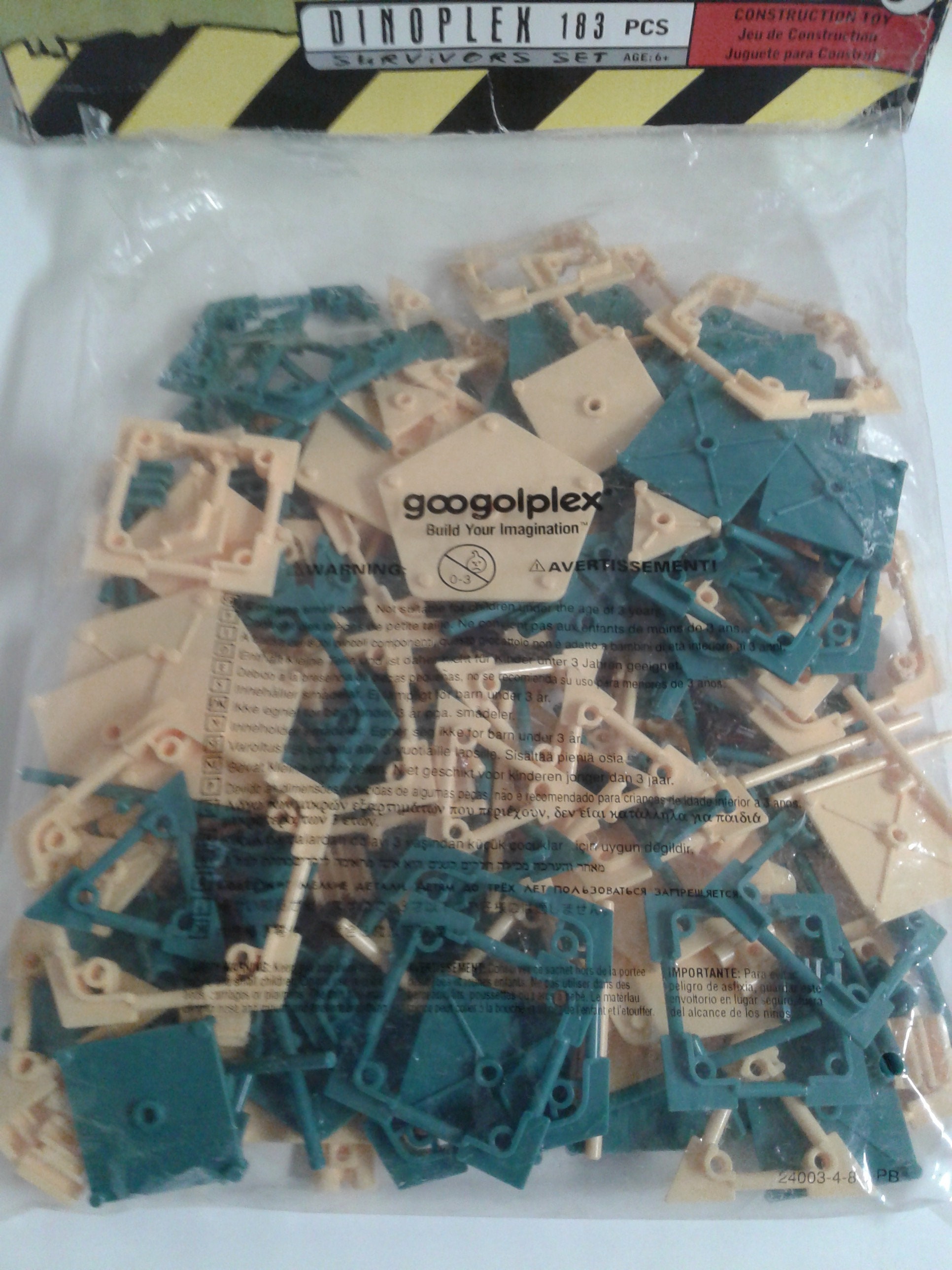 You Choose! Jurassic Park Lost World Dinoplex Construction Toy 183 Pcs ...