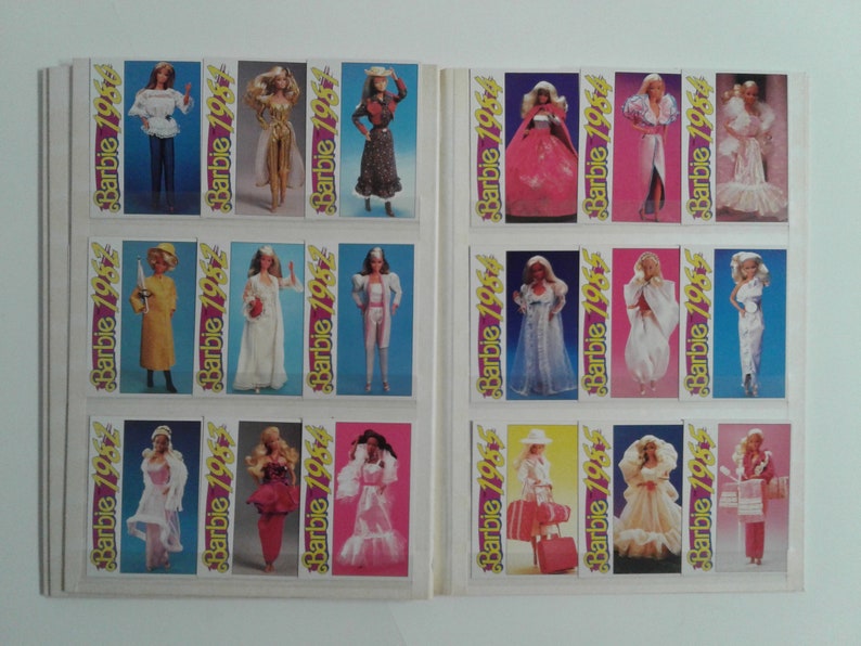 Lot of 120 Barbie Doll Trading Cards Vintage Mattel 1991 - Etsy