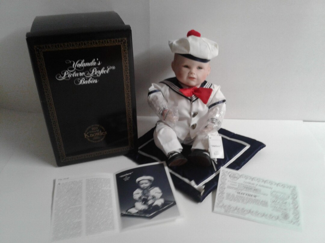 Yolanda's Picture Perfect Babies Matthew Porcelain Doll With COA Ashton ...