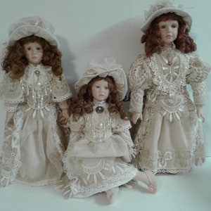 Lot of 10 Vintage Handmade Large Porcelain Doll the Uni Collection - Etsy