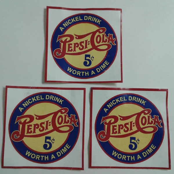 Vintage Pepsi Decal - Etsy