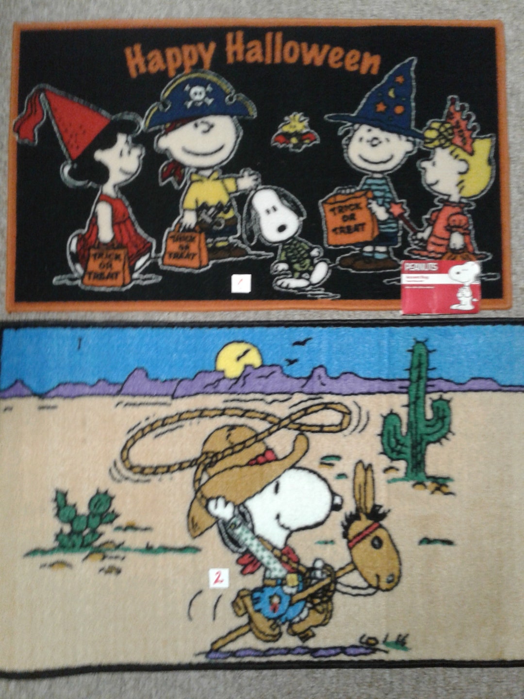 You Choose! Peanuts Charlie Brown Snoopy Accent Rug - Etsy Canada