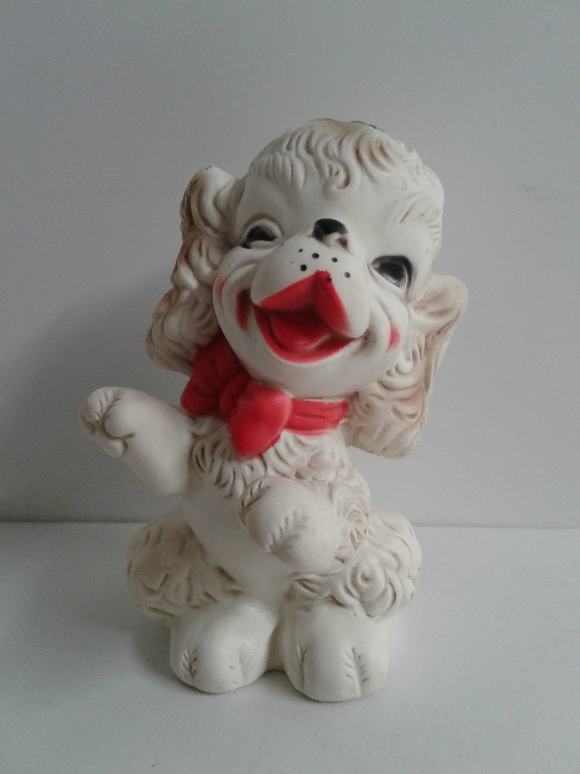 Vintage 1958 Edward Mobley Co Arrow Rubber & Plastic Puppy Dog Squeak ...