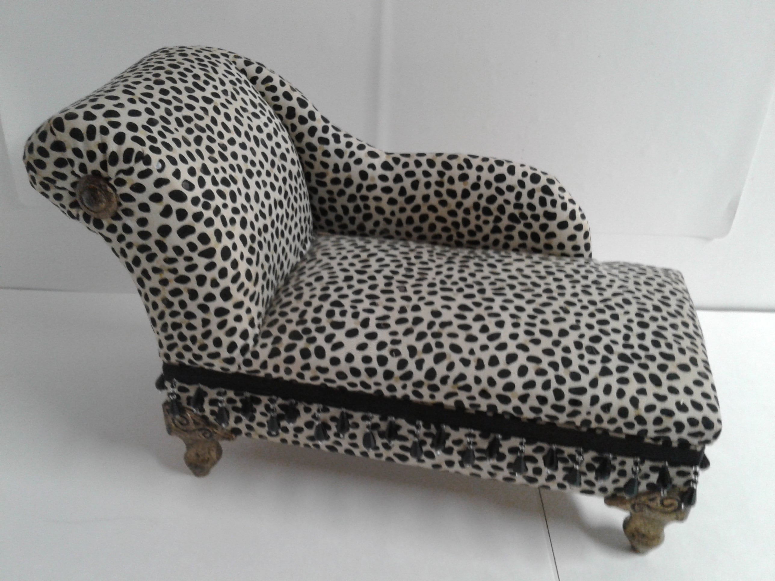 Leopard Chaise Lounge