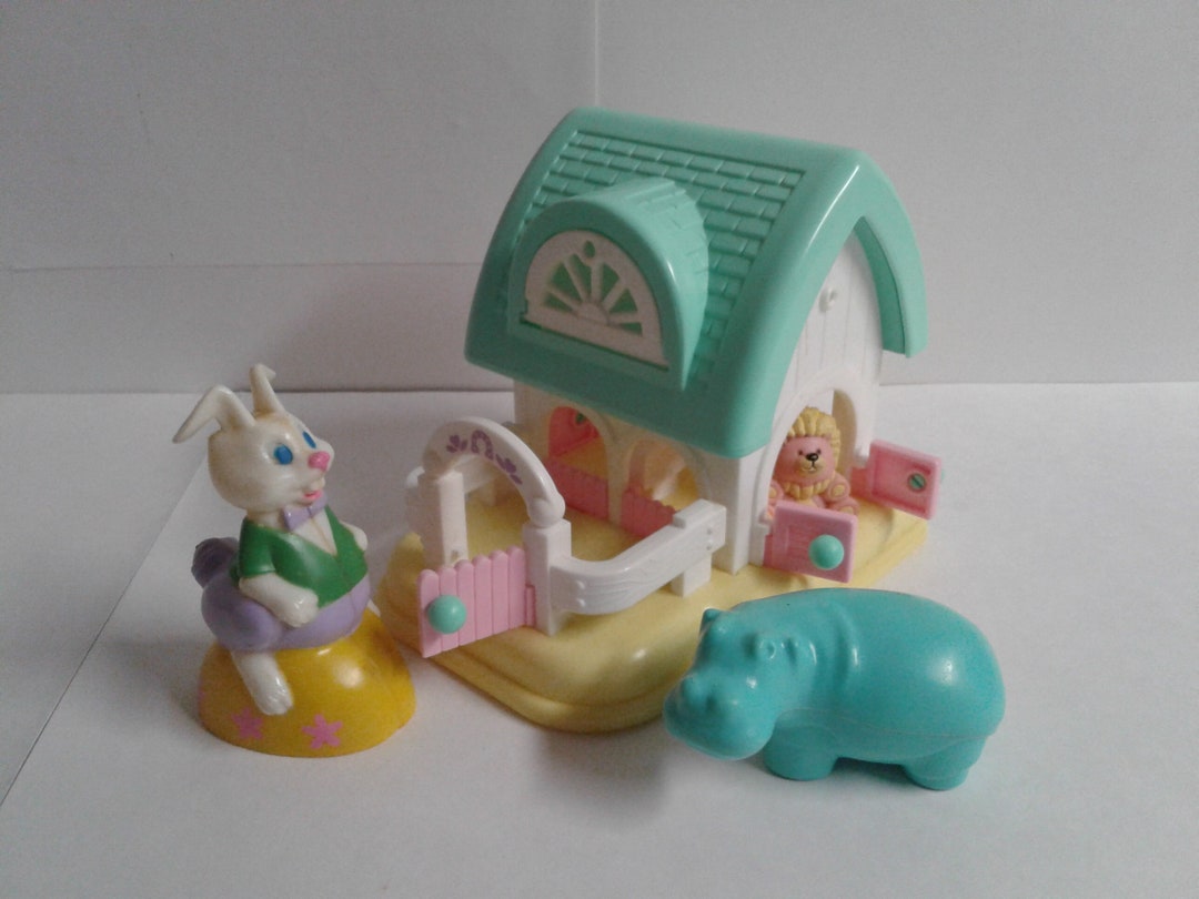 Vintage Fisher Price Smooshees Country Cuddlers Stable House Doll - Etsy