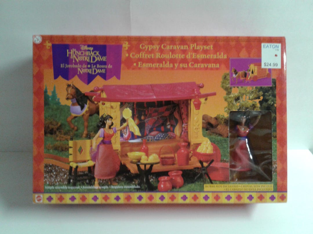 Disney the Hunchback of Notre Dame Gypsy Caravan Mattel Toy Figure Play ...
