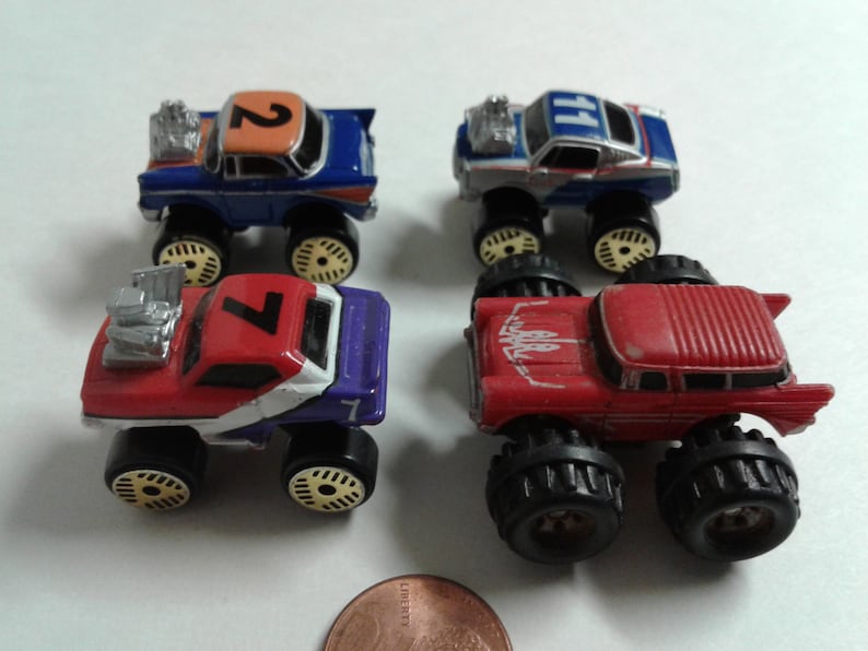 Vintage 80's Galoob Micro Machines Monster Trucks Lot of 4 | Etsy