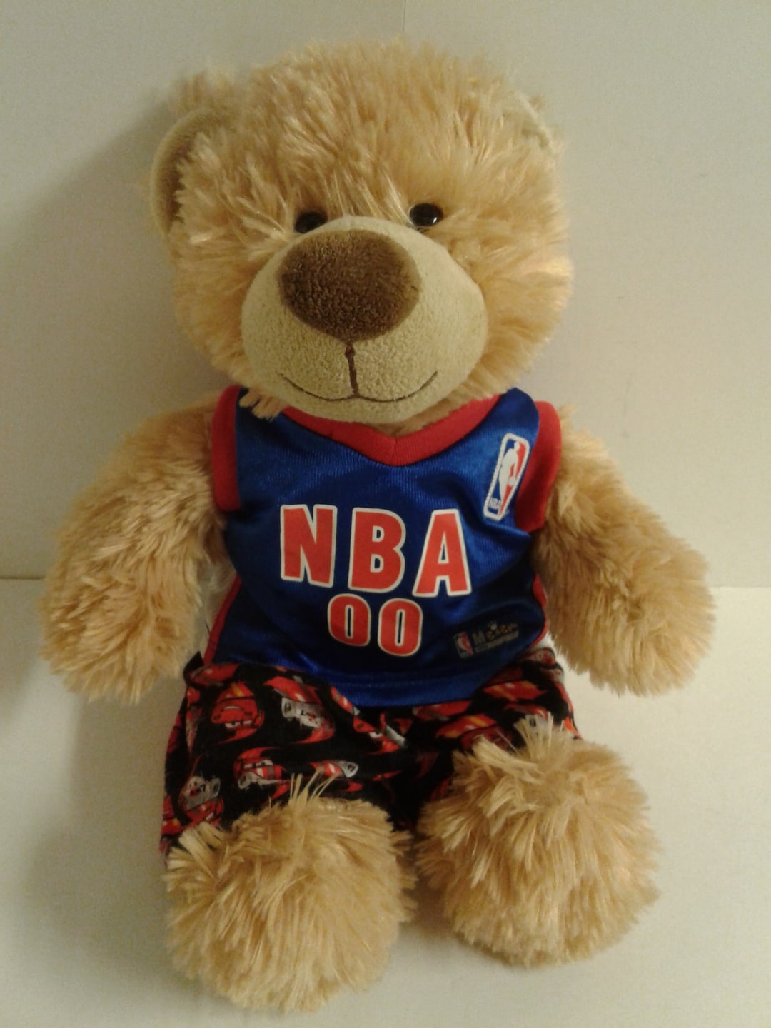 Build-a-bear 16 Inch TEDDY BEAR Stuffed Plush Toy NBA 00 Basketball - Etsy