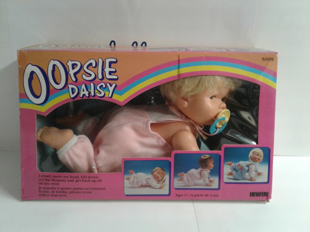 OOPSIE DAISY Crawling Baby Doll for Repair or Parts Irwin Toys 1988 - Etsy