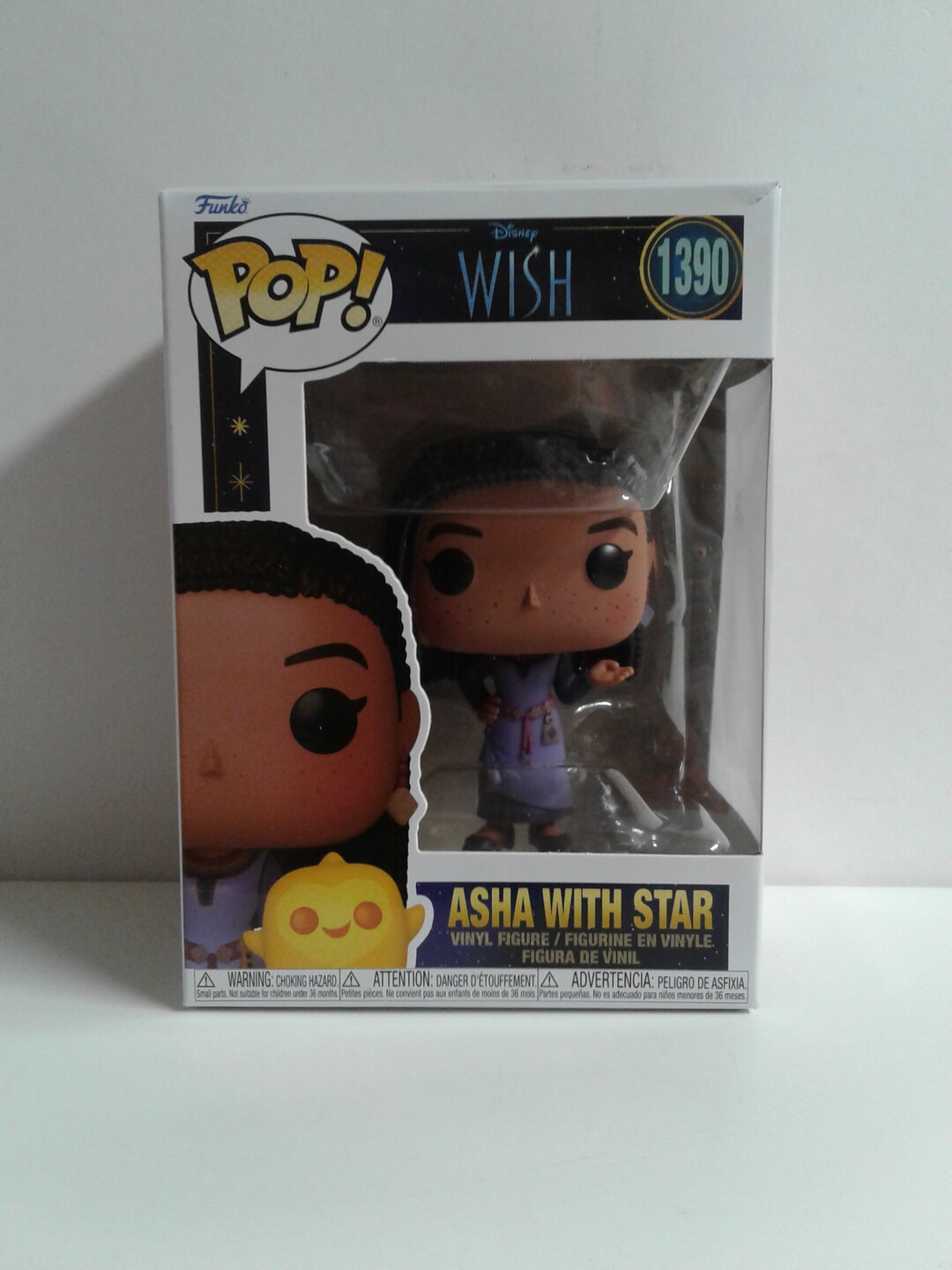 Funko Pop Disney Wish Asha With Star Vinyl Figure 1390 - Etsy