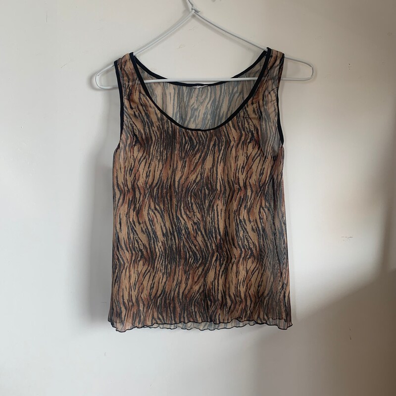Mesh Printed Top - Etsy