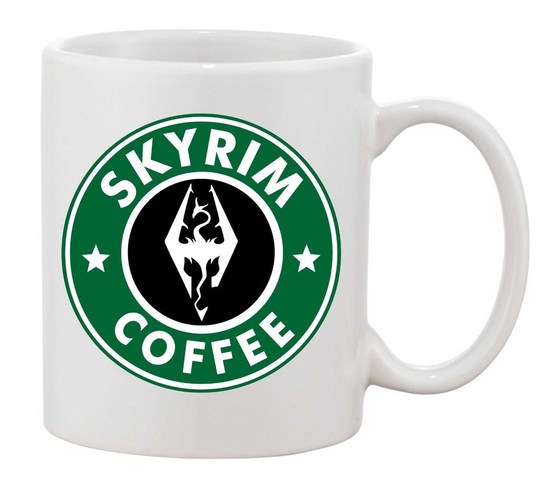 Skyrim Video Game Inspired Mug - Personalised Options - Etsy