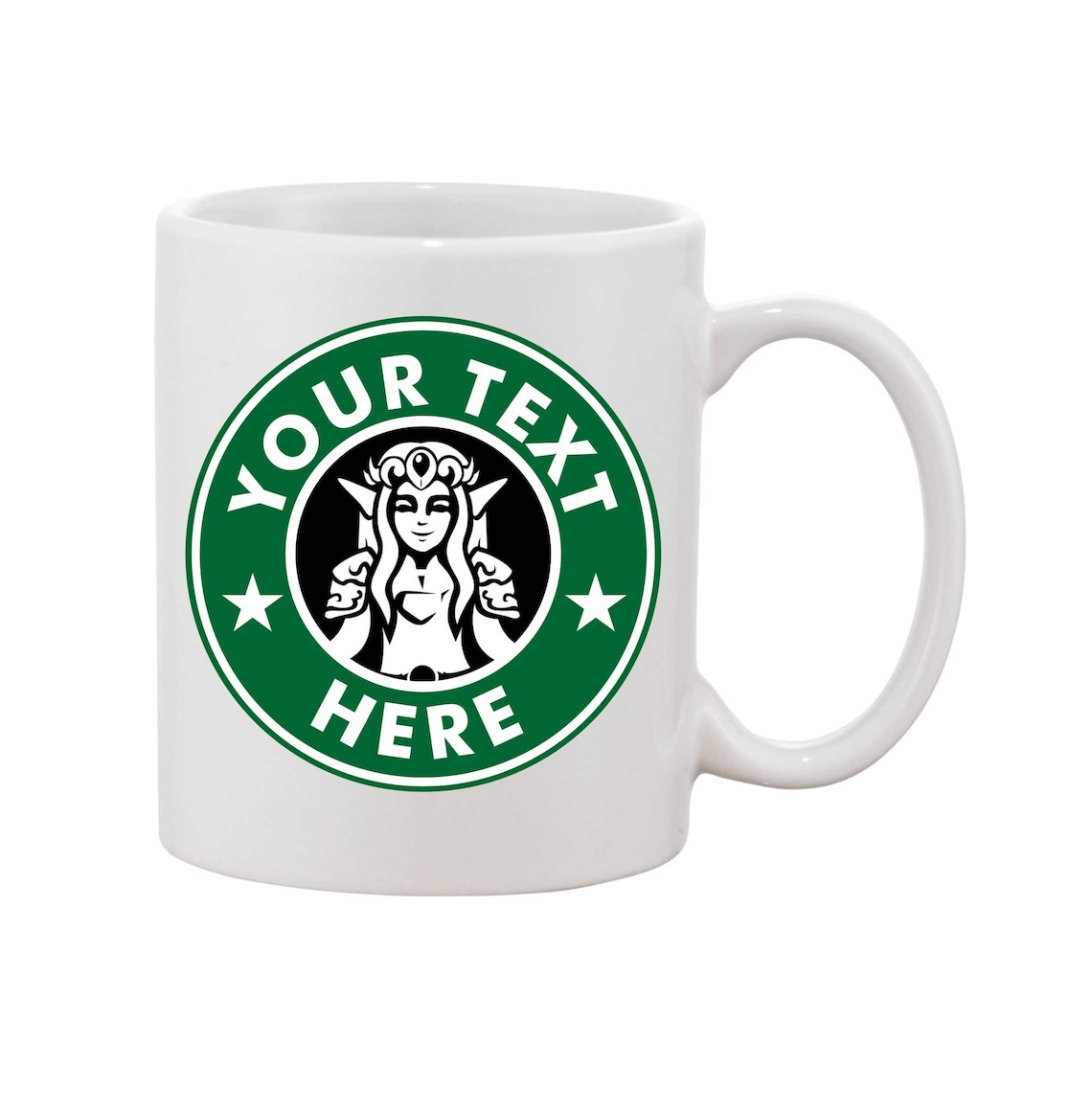 Hyrule Zelda Inspired Mug - Can Be Personalised FREE - Etsy