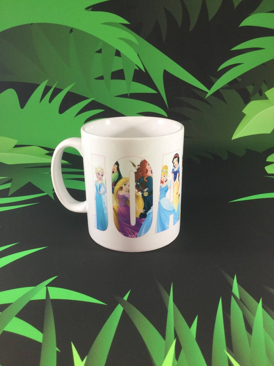 Personalised Disney Princess Inspired Mug - Etsy