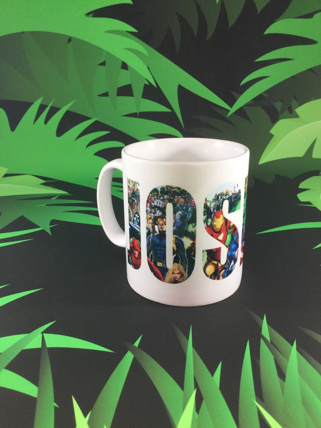 Personalised Marvel Character Mug - Etsy