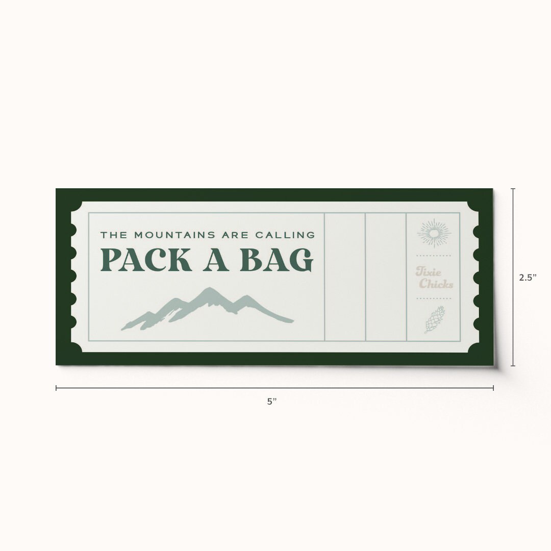 Custom Adventure Ticket Voucher • Surprise Adventure Activity • BEST ...