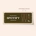 Custom Spotify Subscription Ticket Voucher • Surprise Gift • BEST ...