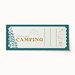 Custom Camping Trip Ticket Voucher • Surprise Activity (editable PDF ...