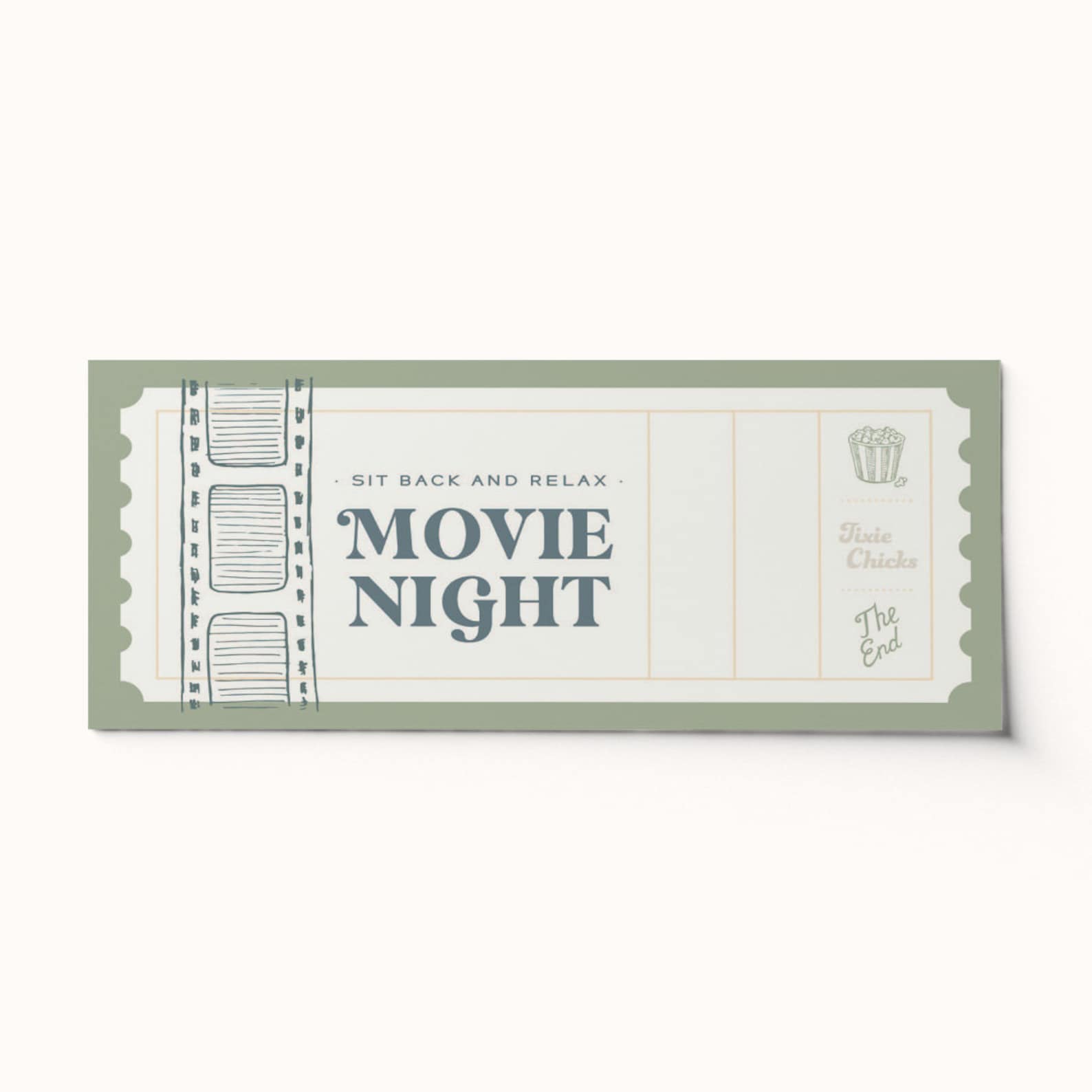 Custom Movie Night Ticket Voucher • Surprise Date Activity • BEST ...