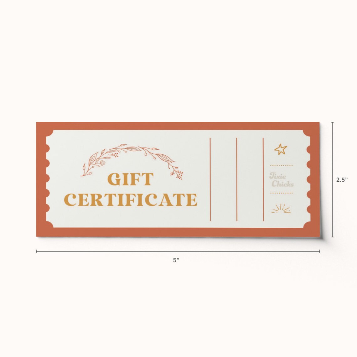Custom Gift Certificate Ticket Voucher • Surprise Activity • BEST ...