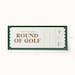 Round of Golf Ticket Voucher • Printable Surprise Gift (editable PDF ...