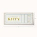 Custom Kitten Cat Ticket Voucher • Surprise Gift Ticket • BEST SELLER ...