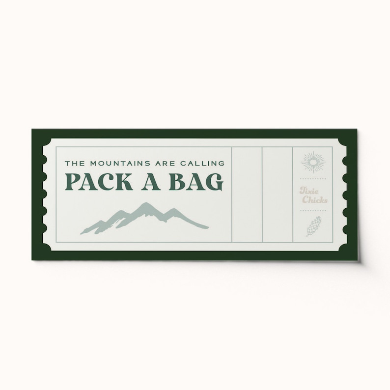 Custom Adventure Ticket Voucher • Surprise Adventure Activity • BEST ...