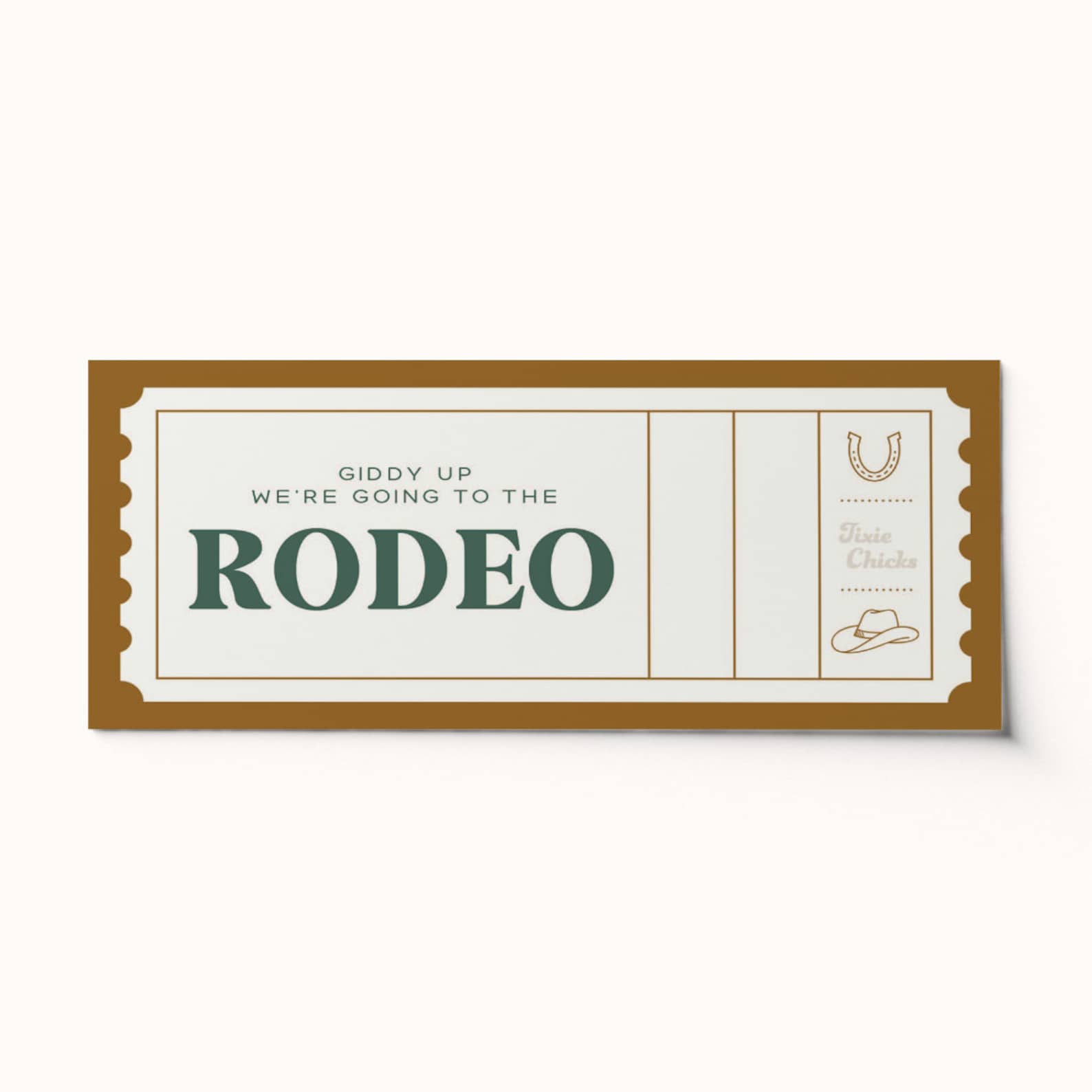 Custom Rodeo Ticket Voucher • Surprise Activity • BEST SELLER • Custom ...