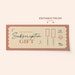 Custom Subscription Ticket Voucher Surprise Gift BEST - Etsy