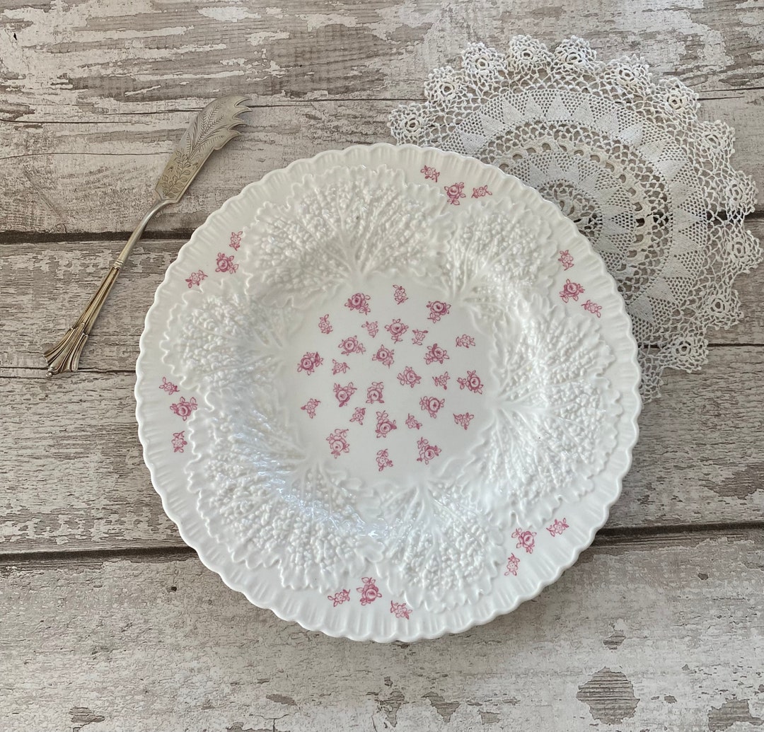 Vintage Spode Forget-me-not Dinner Plate Pink Flowers - Etsy