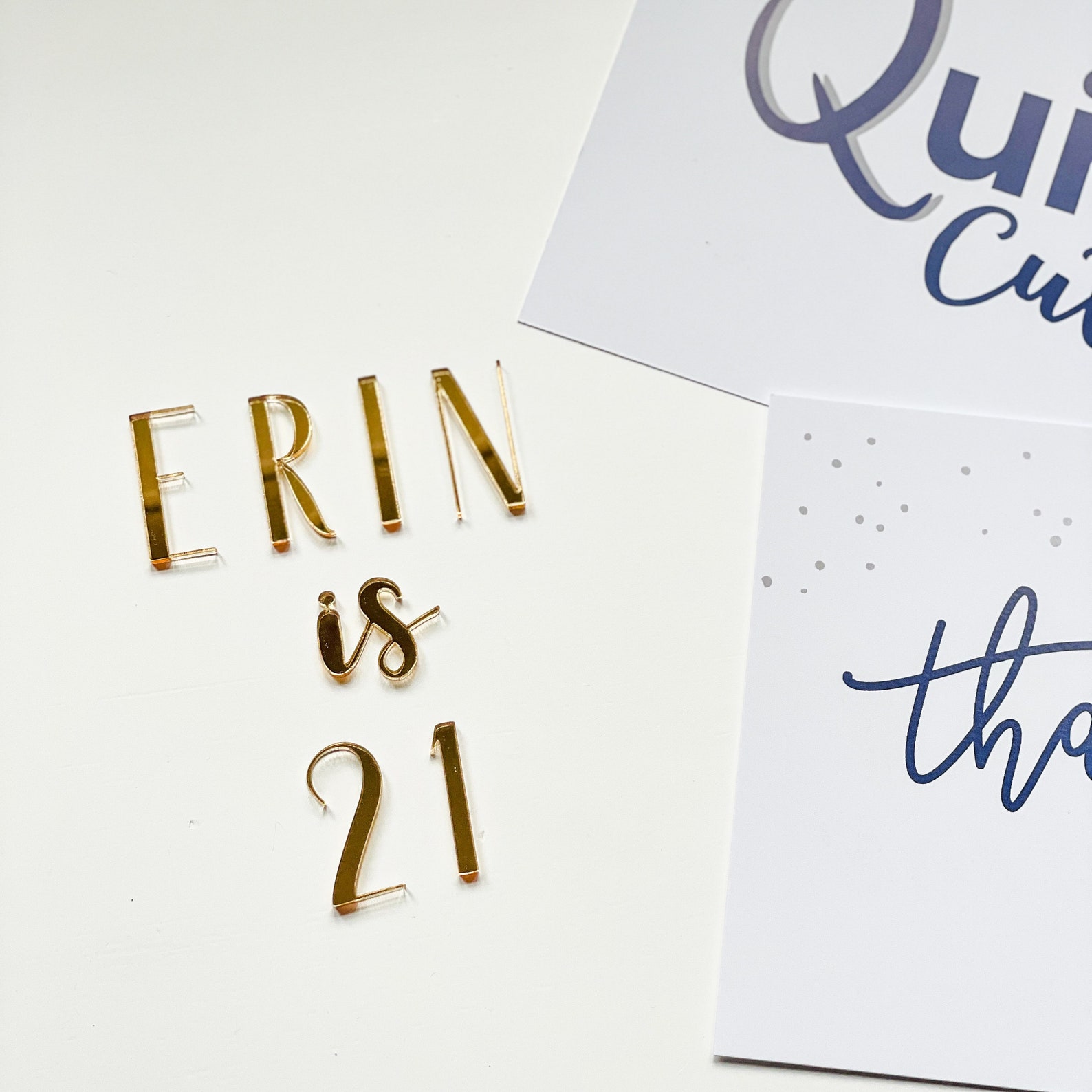 Individual Acrylic Cake Charms Decorative Cake Signs - Etsy UK