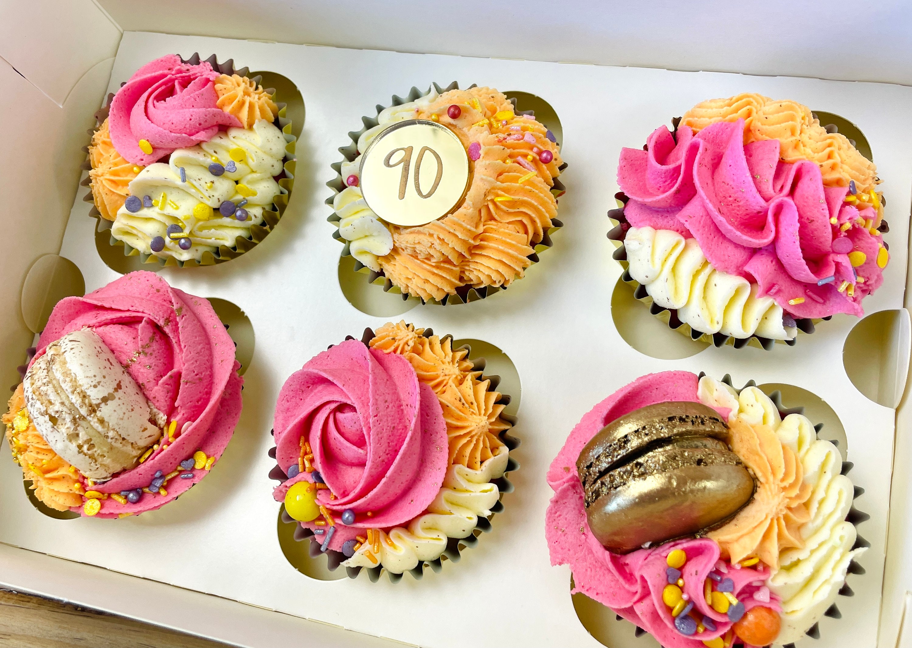 Age Engraved Mini Acrylic Disk 3 Pack Cupcake Discs Cake | Etsy