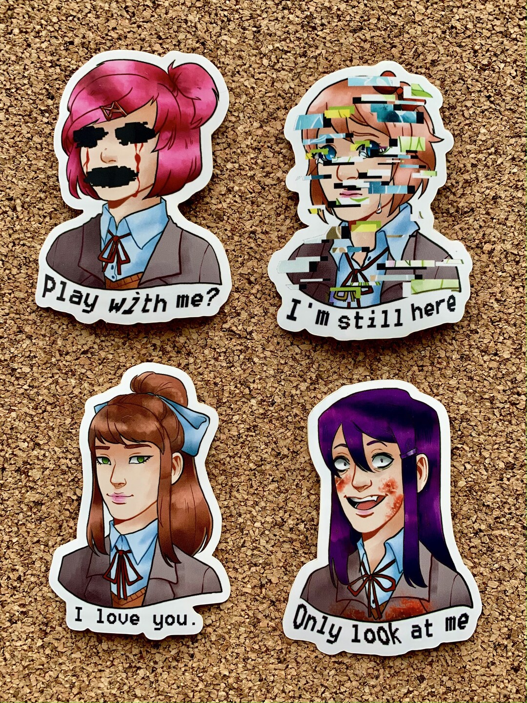 Poetry Club Members Sticker [DDLC] - Etsy