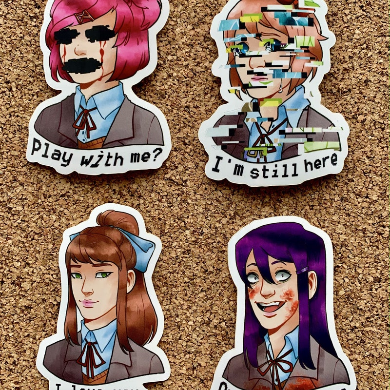 Ddlc Stickers - Etsy