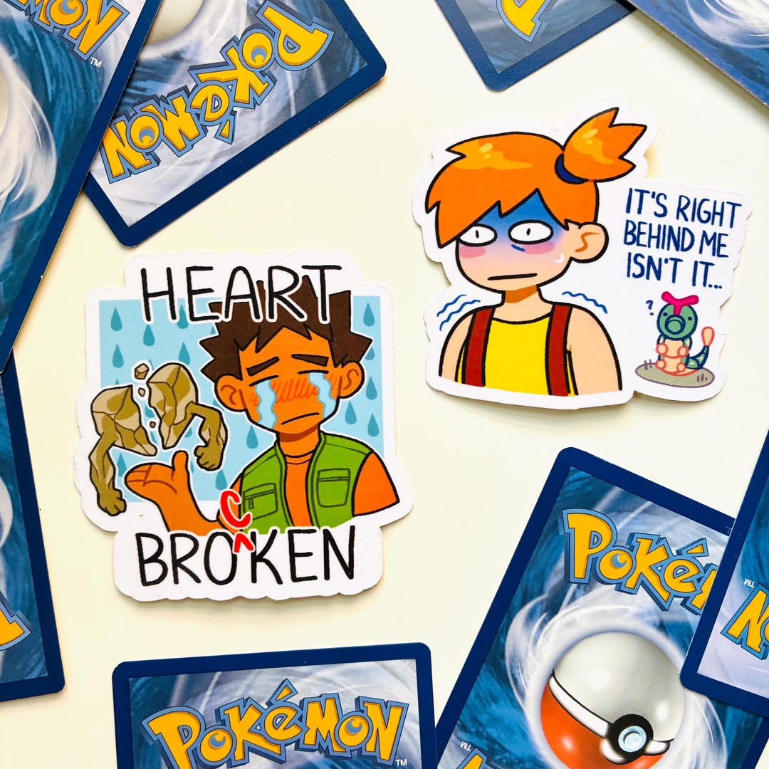 Pokemon Pals Stickers - Etsy