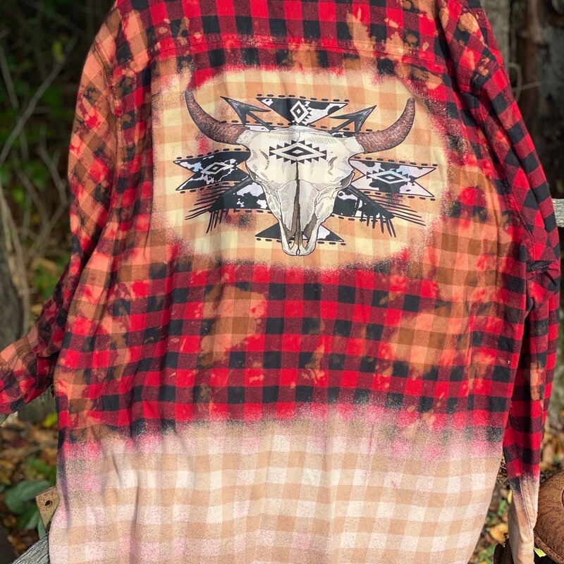 Bleached Flannel - Etsy
