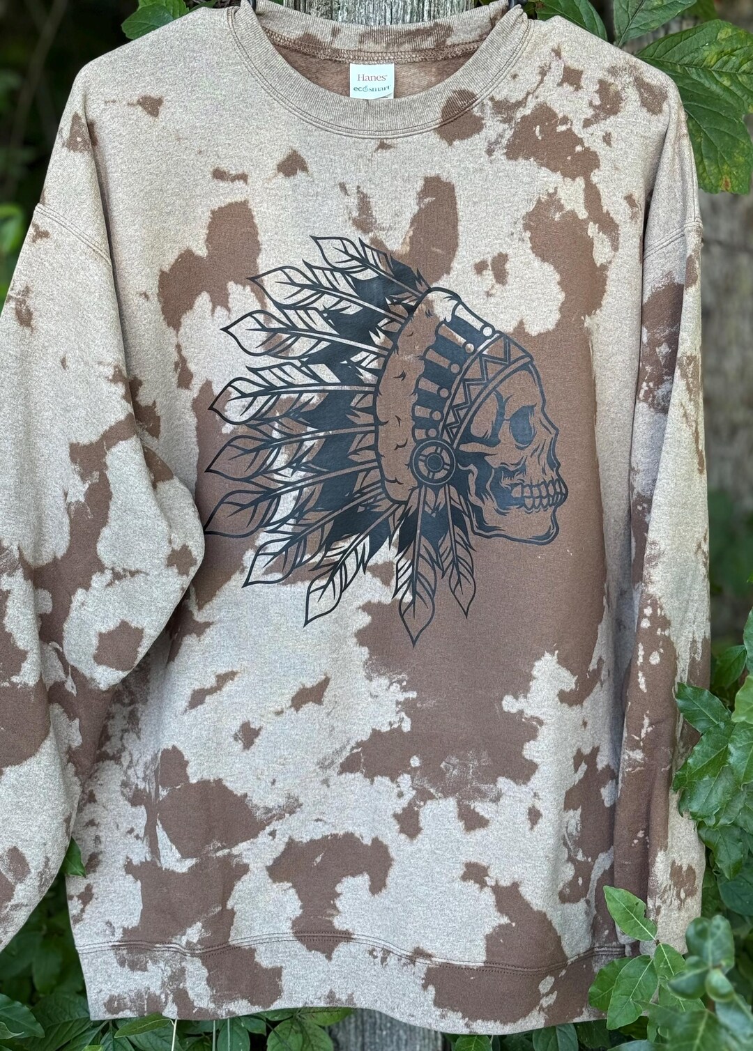 Indian Headdress With Skull Western Theme, Cowboy, Trending, Soft 50/50 ...