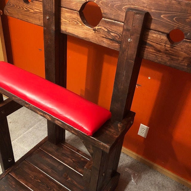 BDSM Pillory / Stockade / Stocks with Spanking Bench Dungeon | Etsy