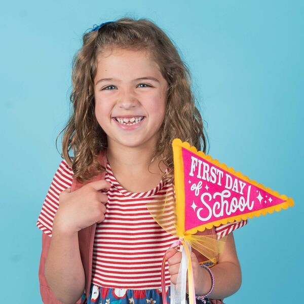 School Pennant - Etsy